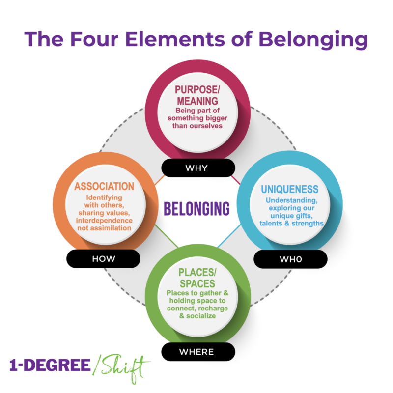 The Four Elements of Belonging - 1-DEGREE/Shift